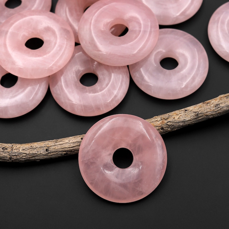 Quartz Doughnut Pendant - Etsy