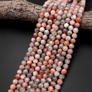 Natural Arusha Sunstone Round Beads 4mm 6mm 8mm 10mm 12mm From Tanzania ...