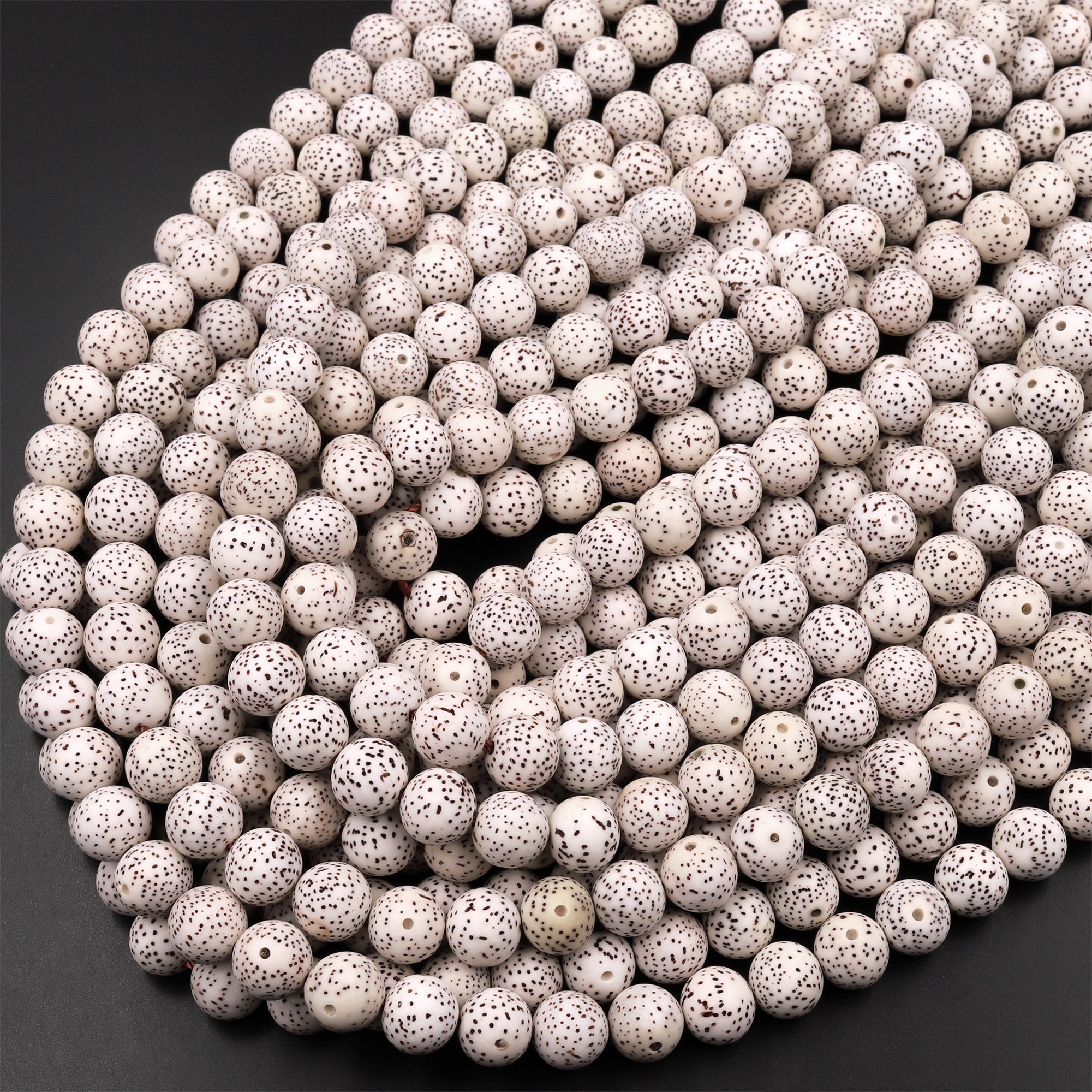 Natural Daemonorops Margaritae Round Beads 6mm 8mm 9mm 10mm "star and ...