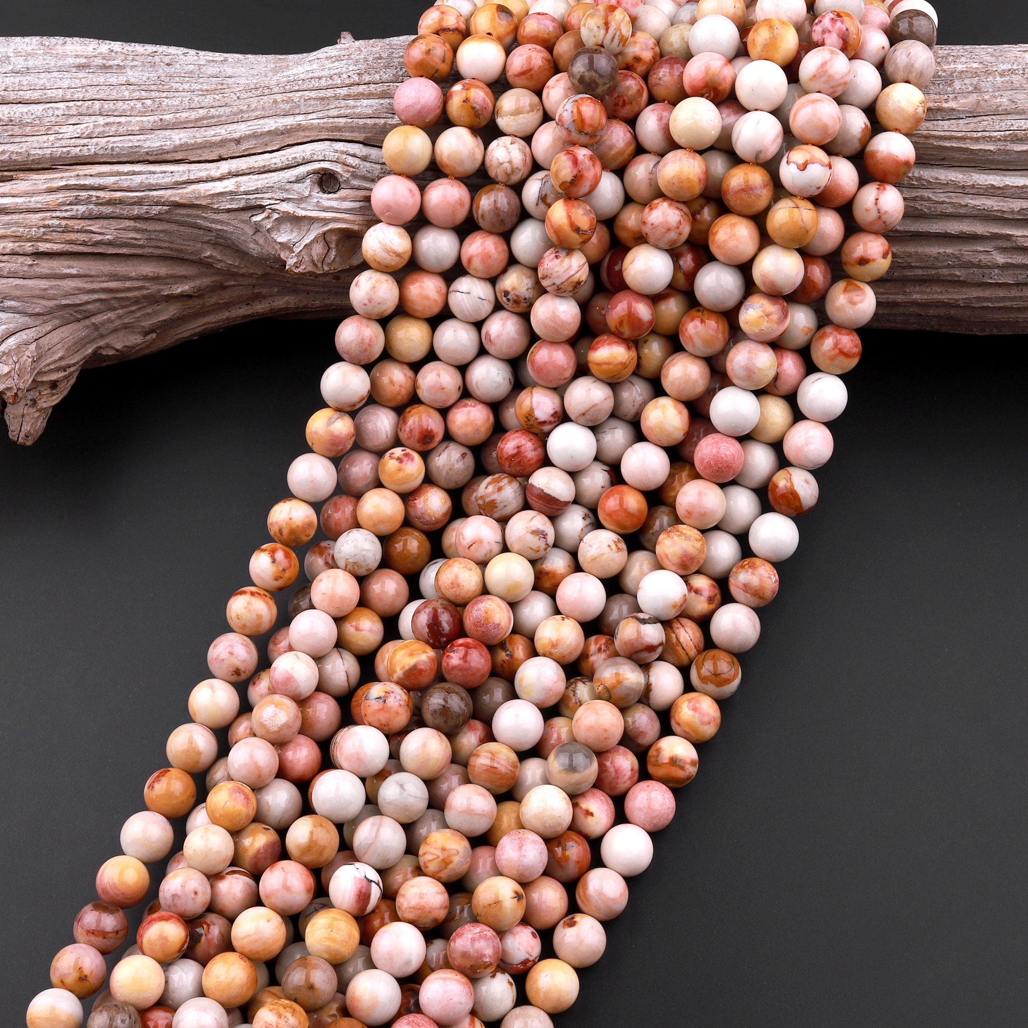 Rare Natural Hidden Valley Jasper idaho 6mm 8mm 10mm 12mm - Etsy