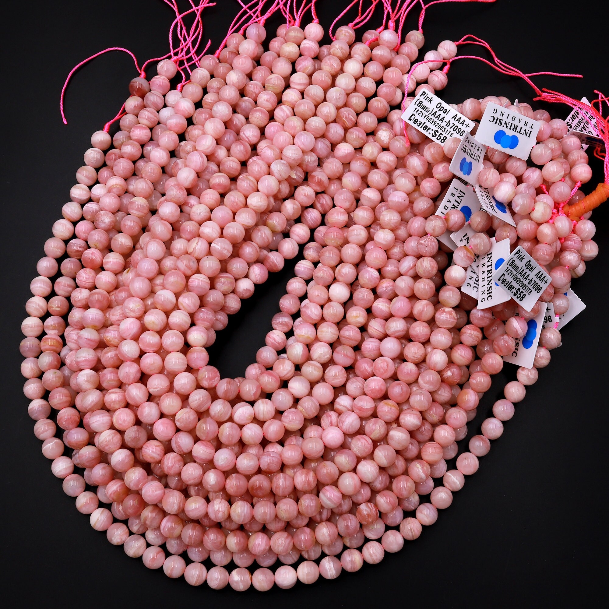 AAA Natural Peruvian Pink Opal 4mm 6mm 8mm 10mm 12mm 14mm - Etsy