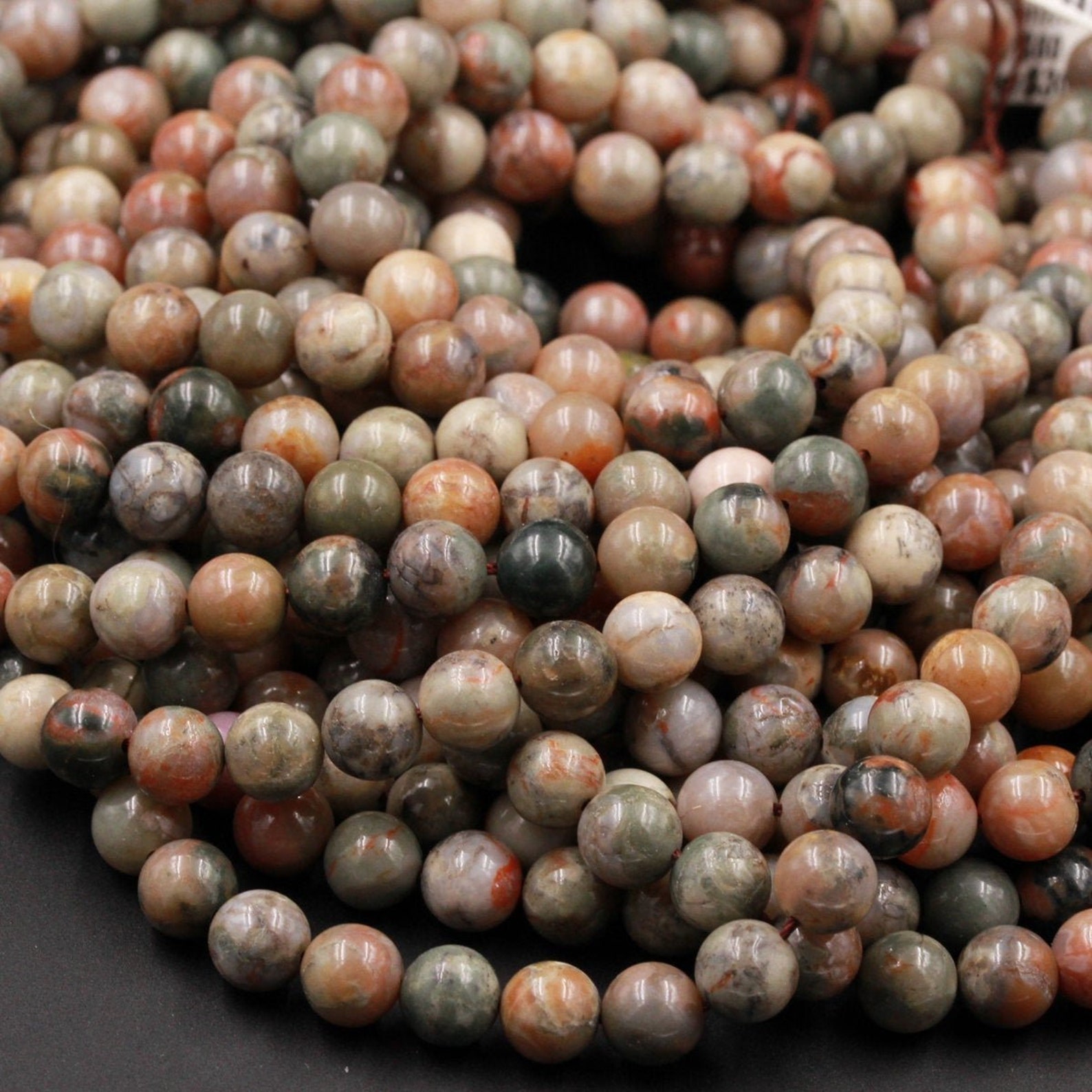 Dinosaur Coprolite Beads Dinosaur Dung Beads 4mm Round 6mm - Etsy