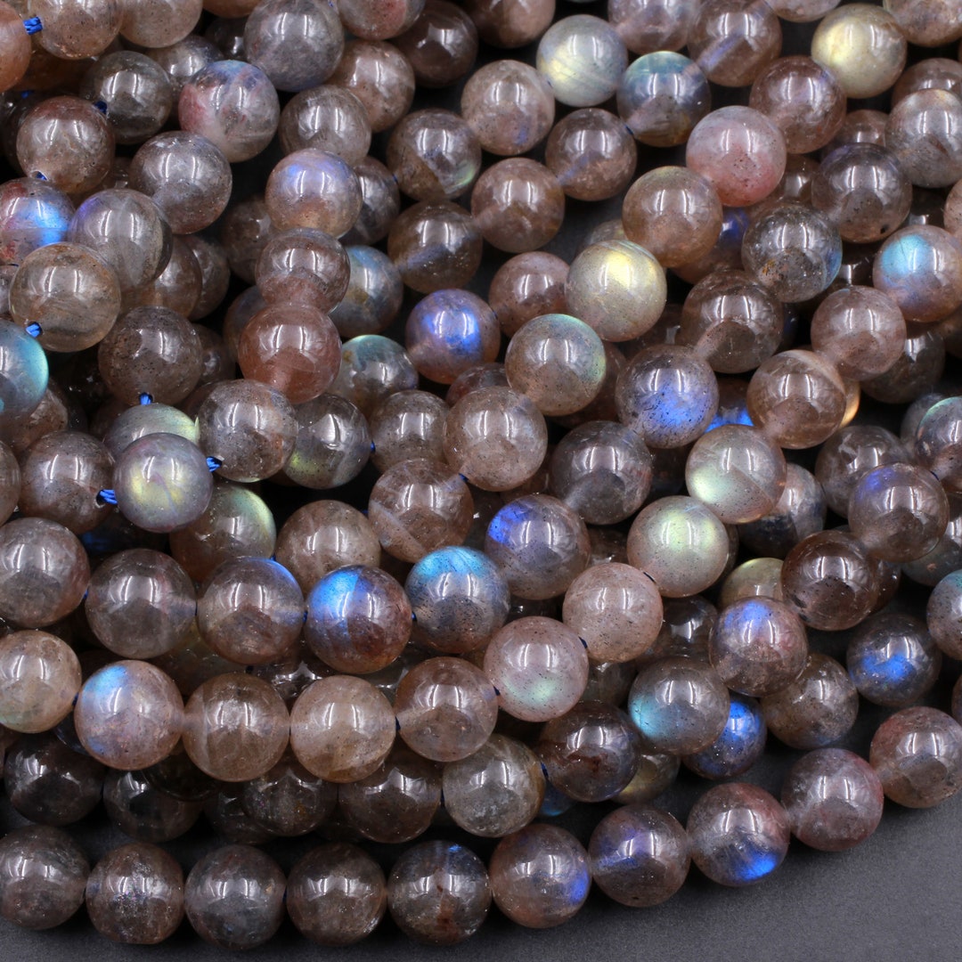 Extremely Rare Natural Red Labradorite 4mm 6mm 8mm 10mm 12mm - Etsy