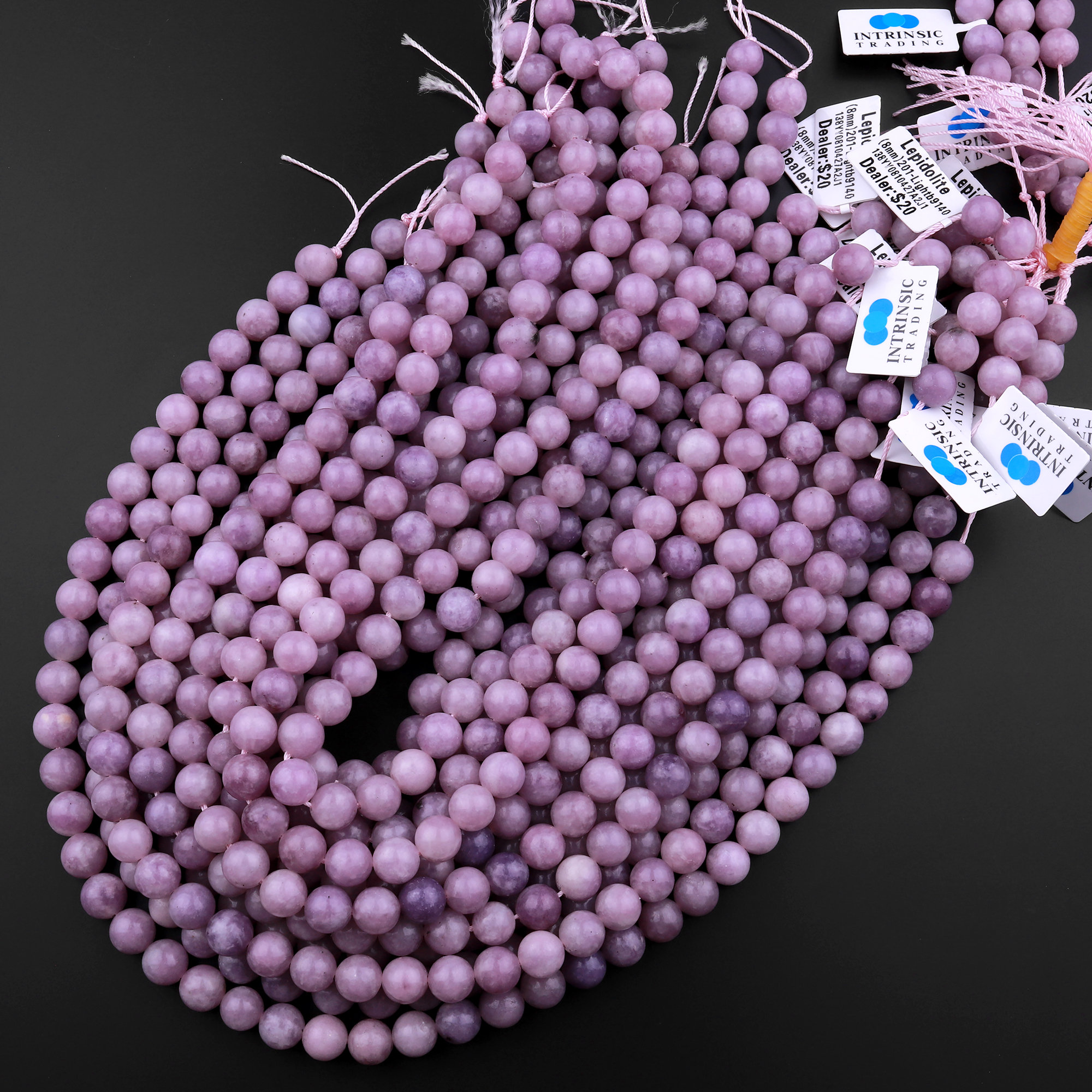 Natural Light Violet Purple Lepidolite 4mm 6mm 8mm 10mm Round - Etsy