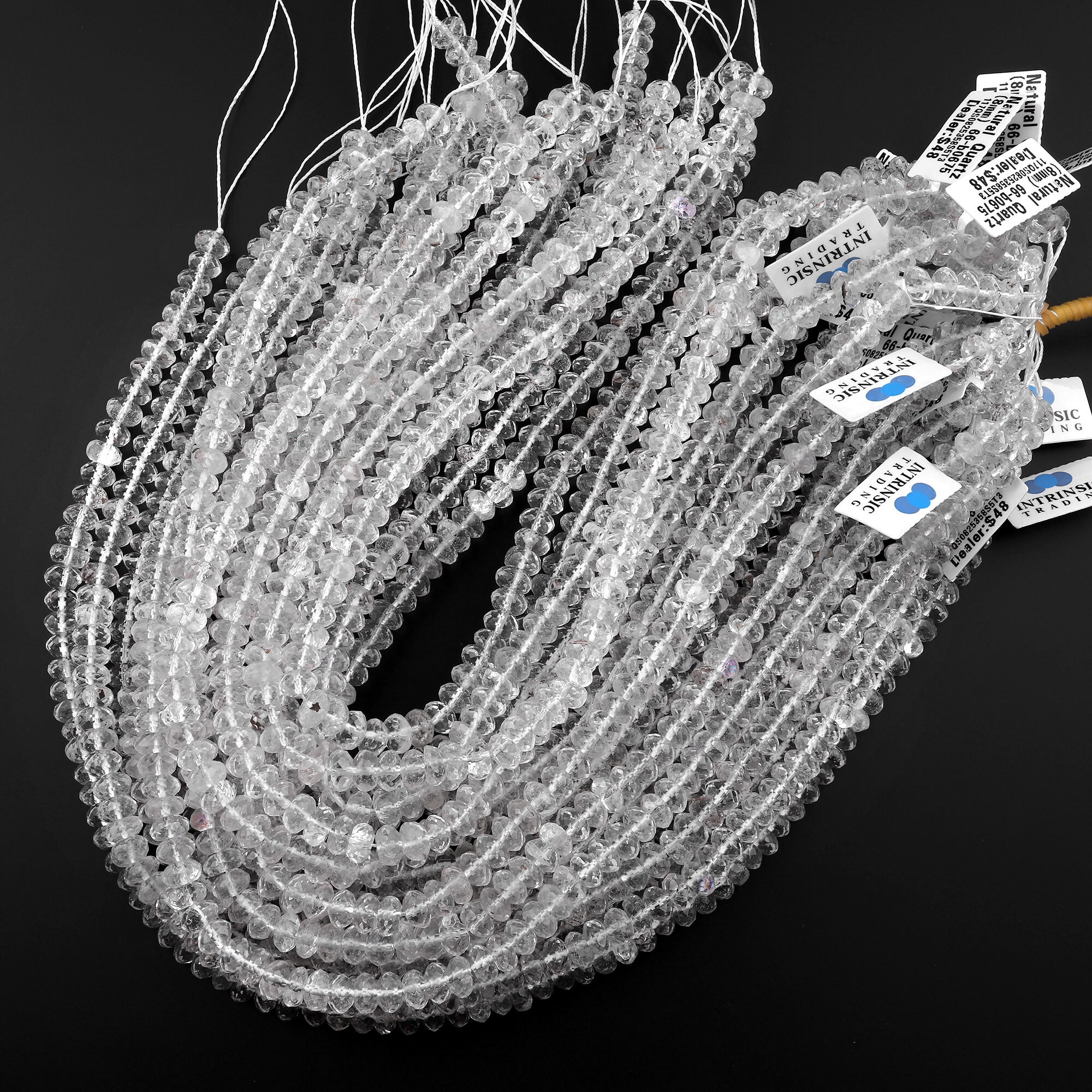 Rare Natural Rainbow Rock Crystal Quartz Beads Faceted 7mm 8mm - Etsy