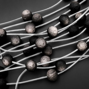 AAA Hand Carved Natural Silver Obsidian Meteorite Moon Planet Gemstone ...