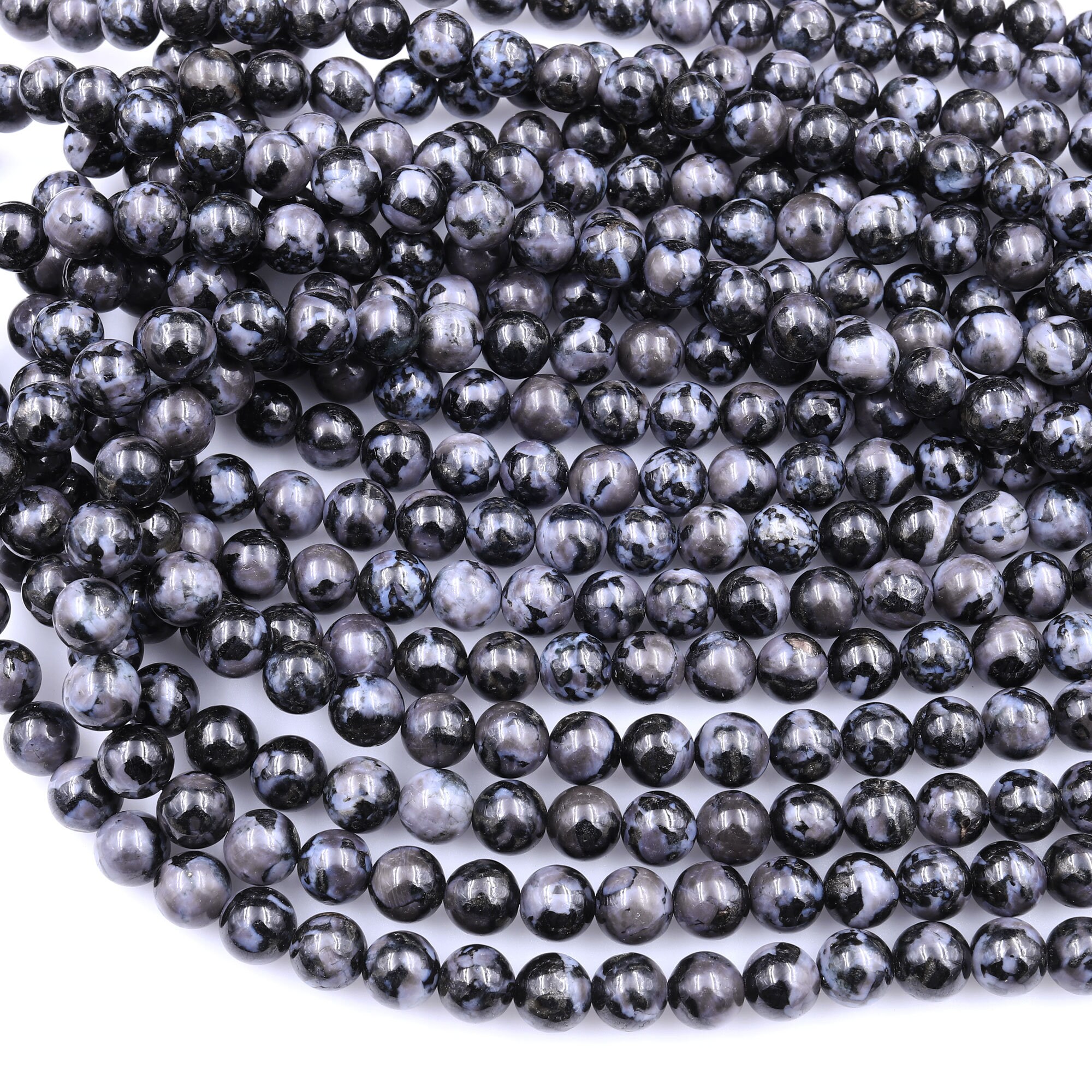 AAA Indigo Gabbro 4mm 6mm 8mm 10mm Round Beads Aka Mystic - Etsy