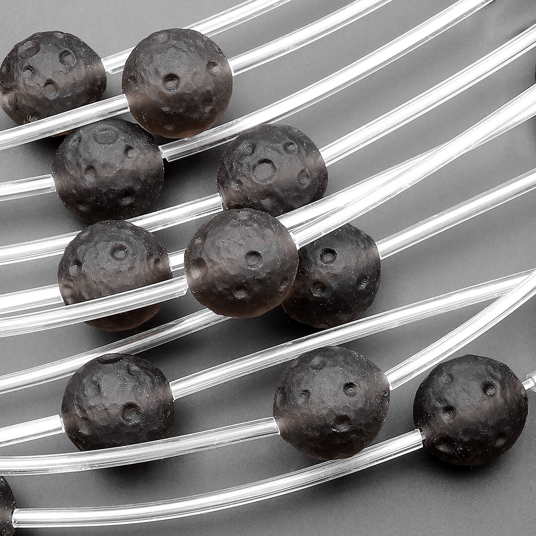 AAA Hand Carved Natural Ice Obsidian Meteorite Gemstone Round - Etsy ...