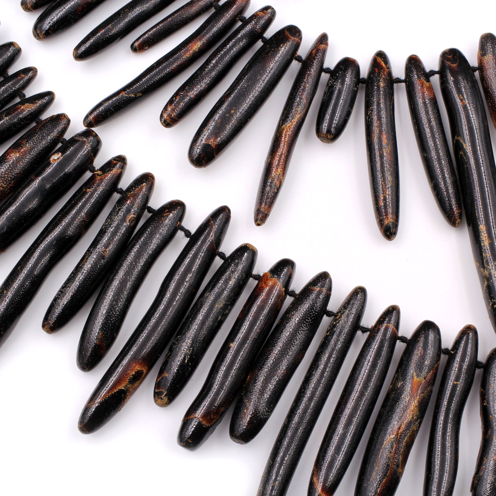 Rare Natural Black Coral Branch Beads Black Sponge Coral - Etsy