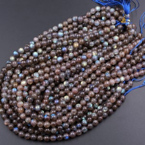 Extremely Rare Natural Red Labradorite 4mm 6mm 8mm 10mm 12mm - Etsy