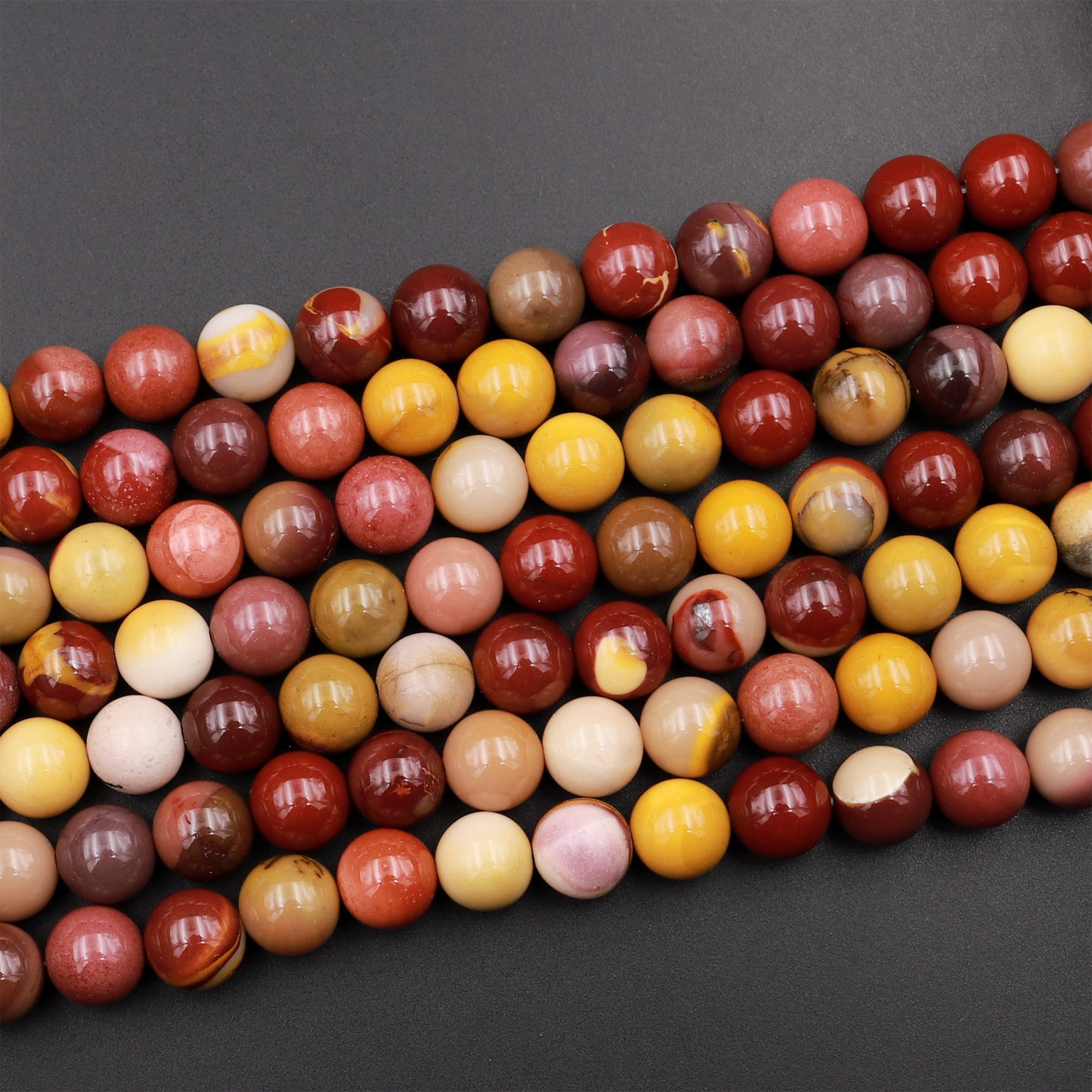 Natural Australian Mookaite Jasper Beads 4mm 6mm 8mm 10mm 12mm Round ...