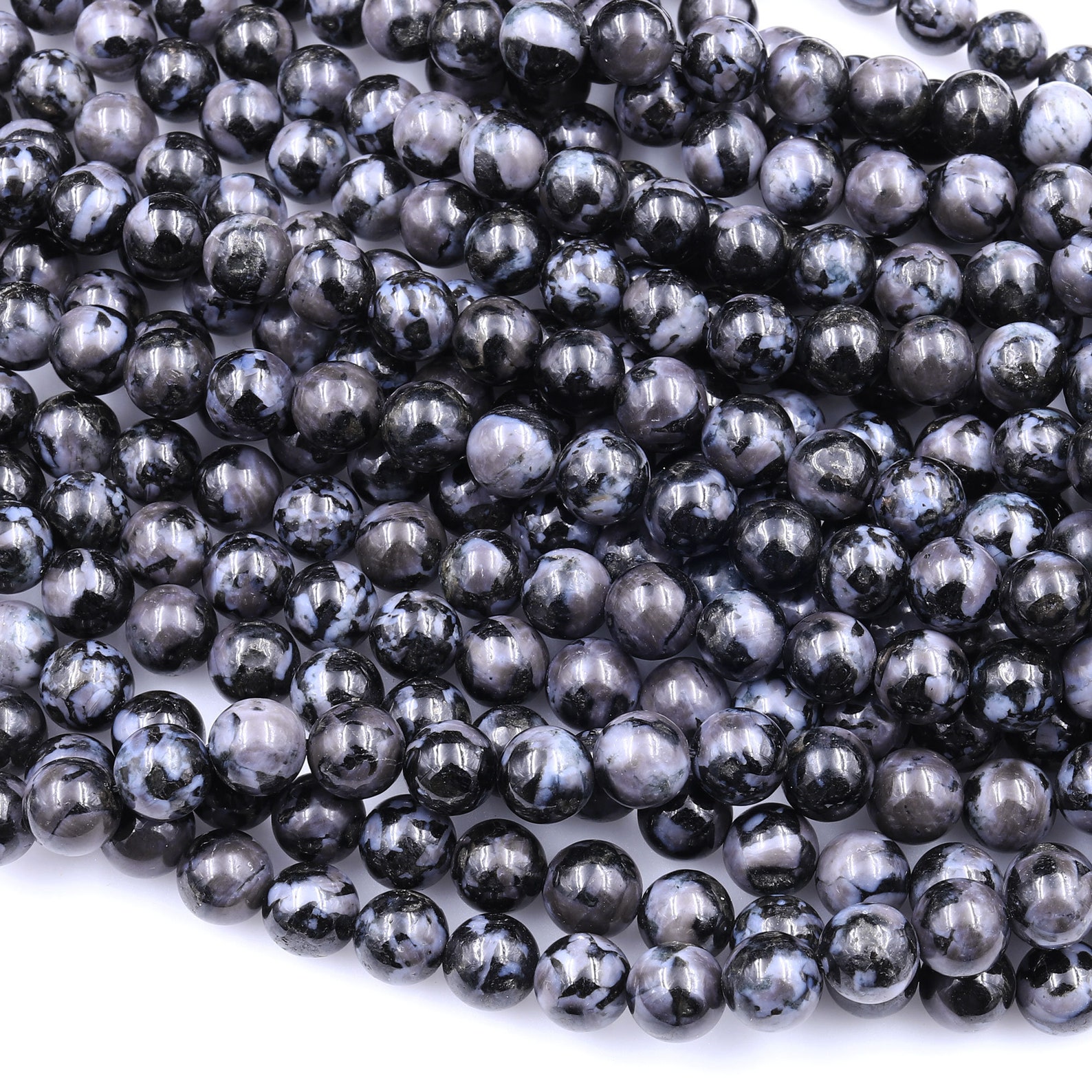 AAA Indigo Gabbro 4mm 6mm 8mm 10mm Round Beads Aka Mystic - Etsy