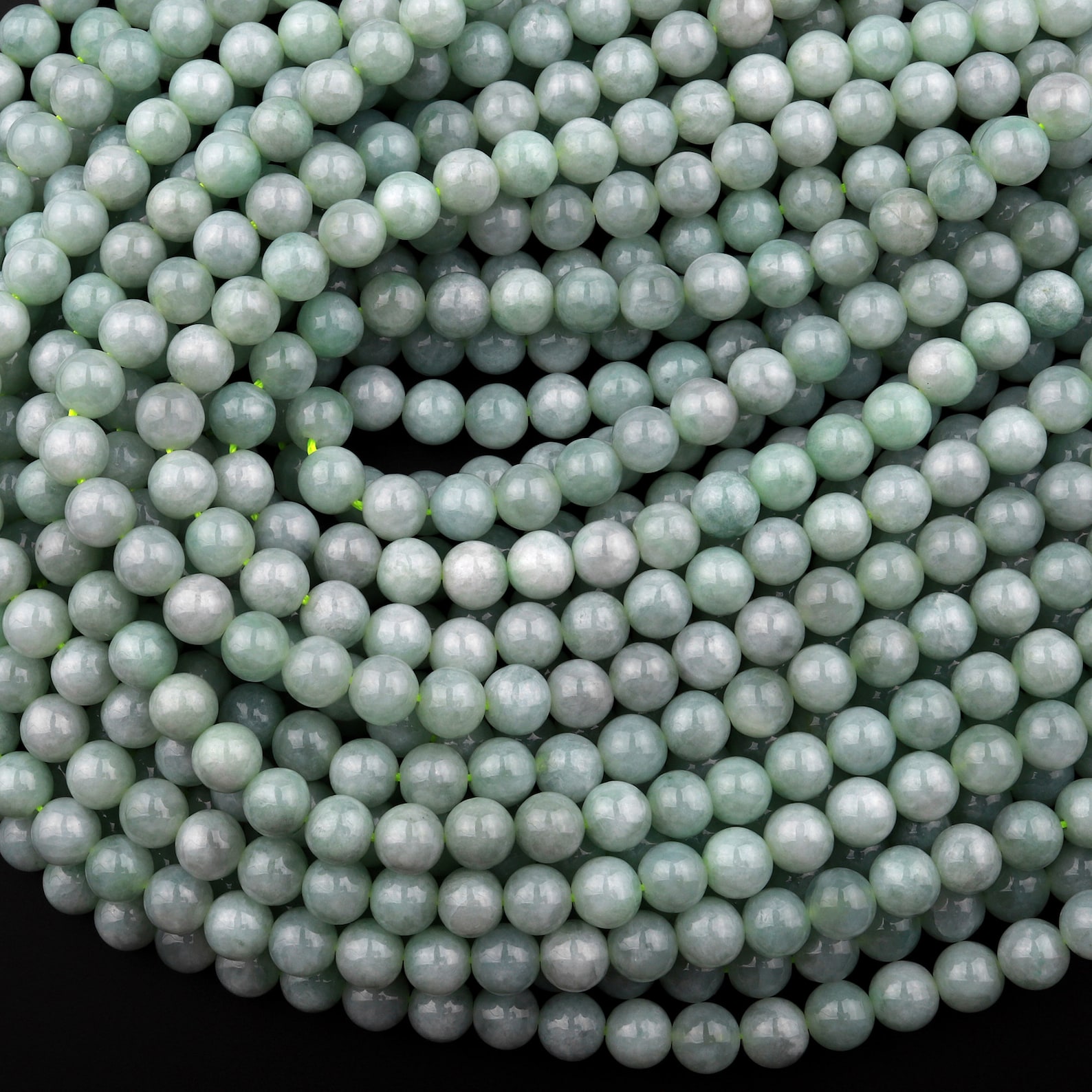 Natural Soft Green Burmese Jade Burma Jade 4mm 6mm 8mm 10mm - Etsy