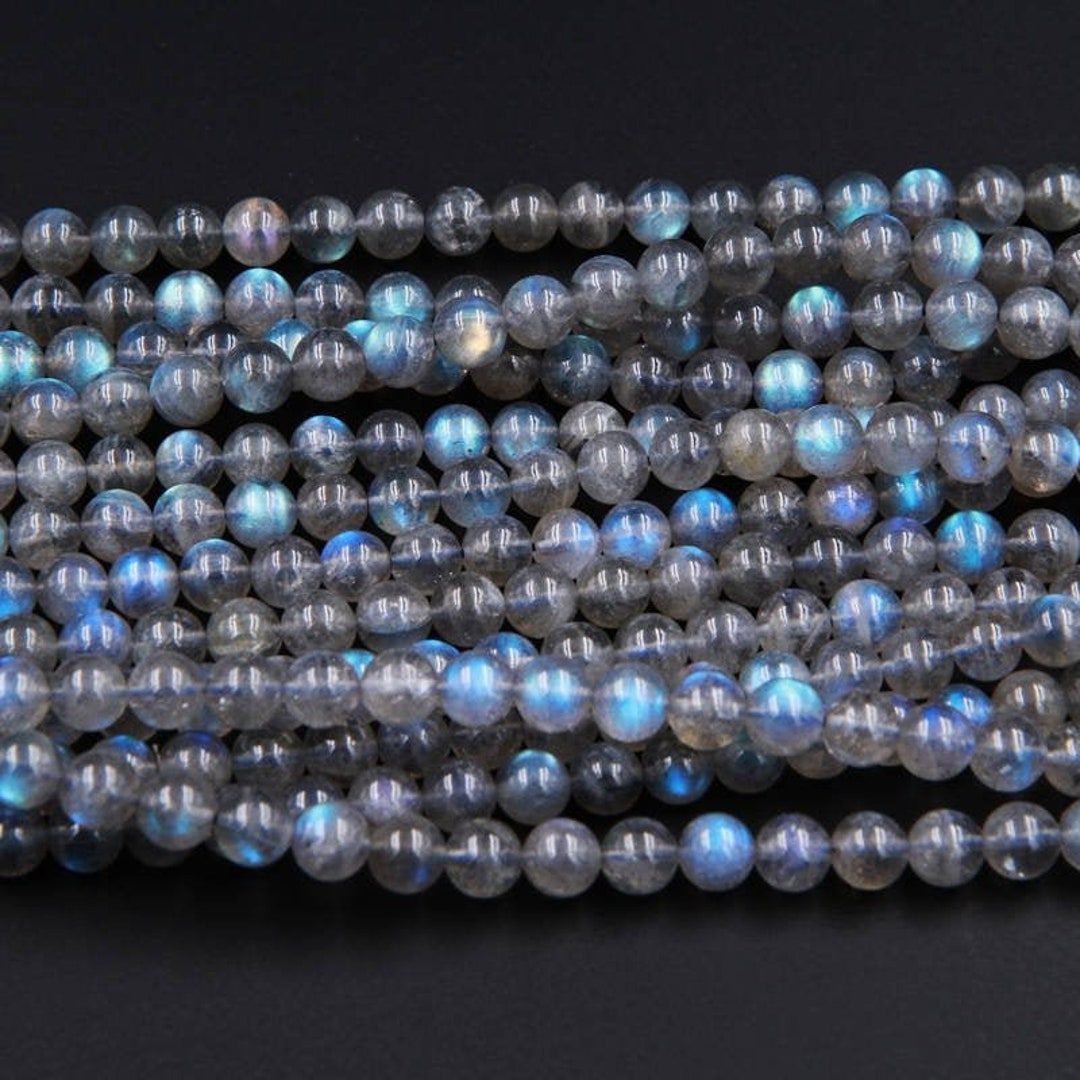 Blue Flashes AAA Natural Blue Labradorite 2mm 4mm 6mm 7mm 8mm - Etsy