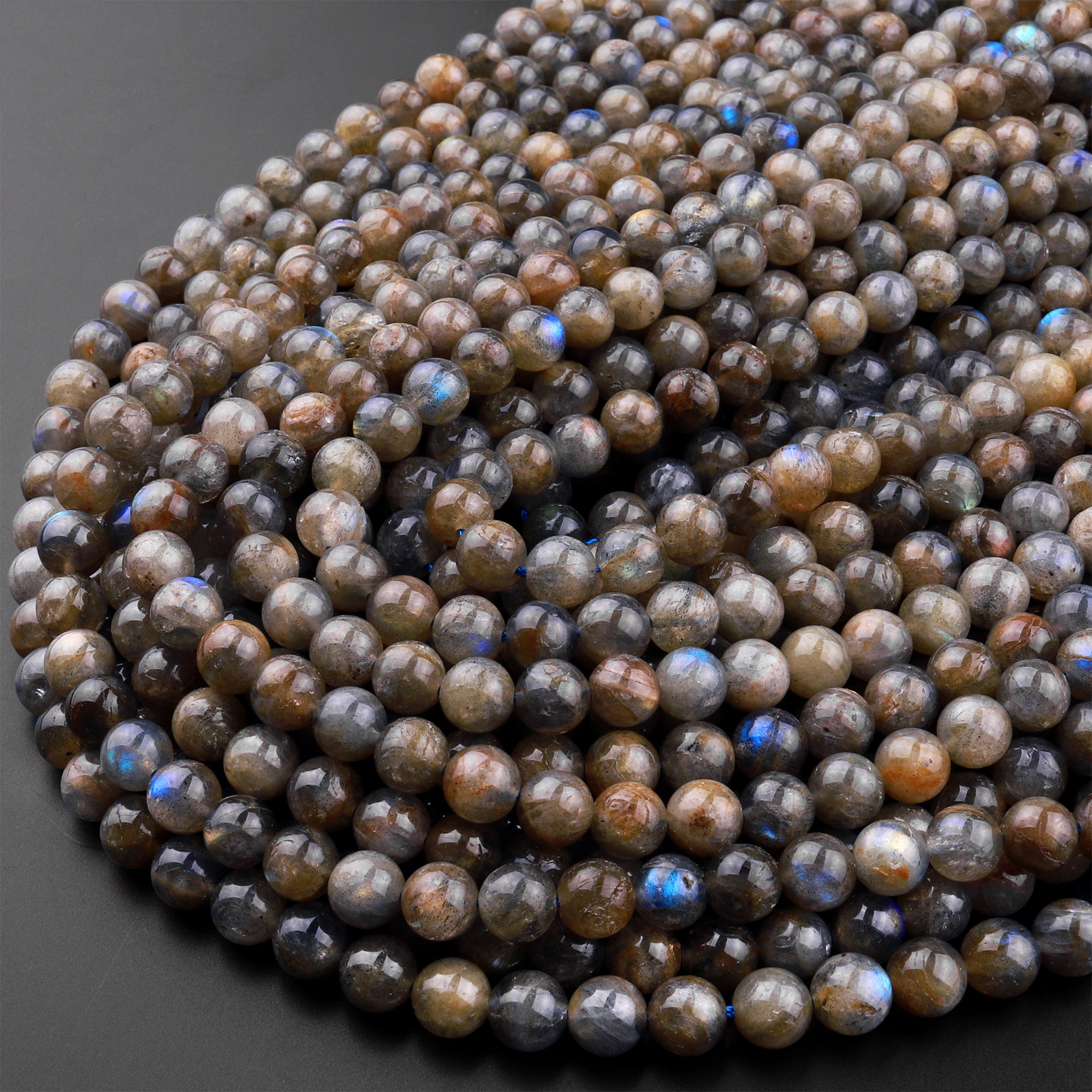 Natural Golden Yellow Labradorite 4mm 6mm 8mm Round Beads Lots - Etsy