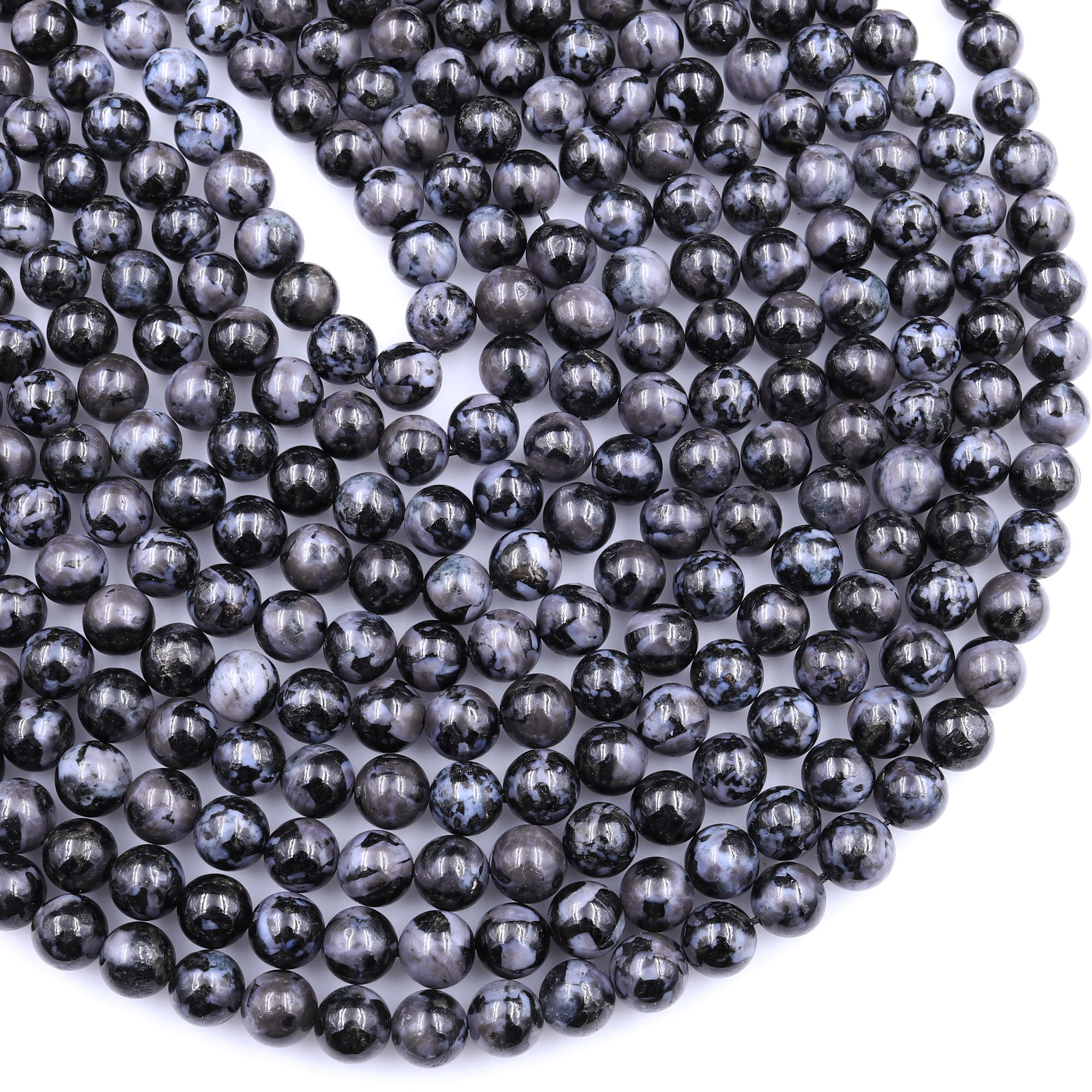 AAA Indigo Gabbro 4mm 6mm 8mm 10mm Round Beads Aka Mystic - Etsy