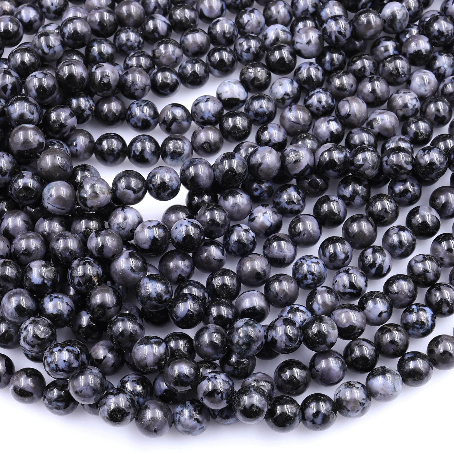 AAA Indigo Gabbro 4mm 6mm 8mm 10mm Round Beads Aka Mystic - Etsy