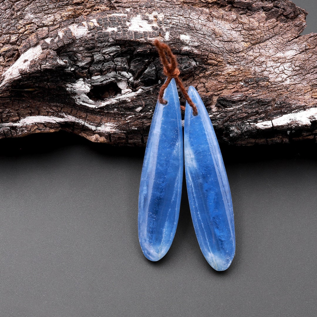 AAA Rare Natural Argentina Lemurian Aquatine Blue Calcite Teardrop ...