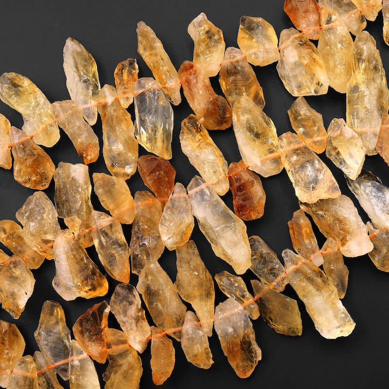 Large Citrine Ring - Etsy
