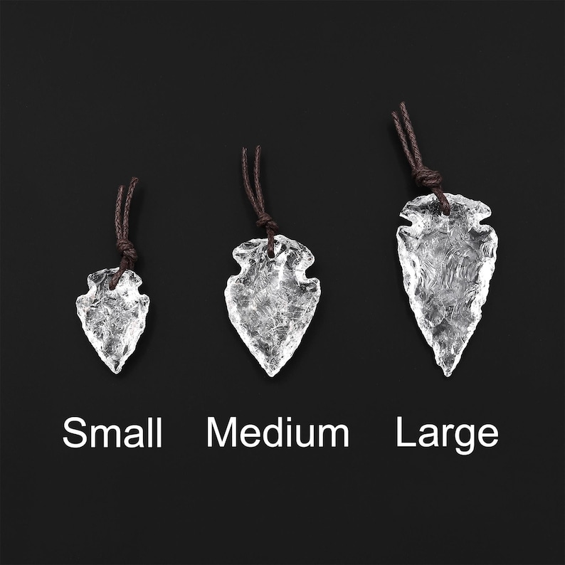 Natural Rough Raw Rock Crystal Quartz Hand Hammered Arrowhead Drilled ...
