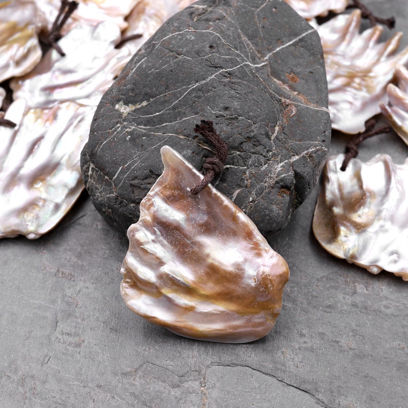 Angel Wing Large Genuine Natural Freshwater Blister Pearl Freeform ...