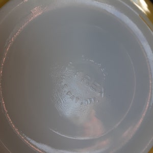 Pyrex Primary Mixing Bowl Yellow 10 Largest of Set 404 Old Mark ...