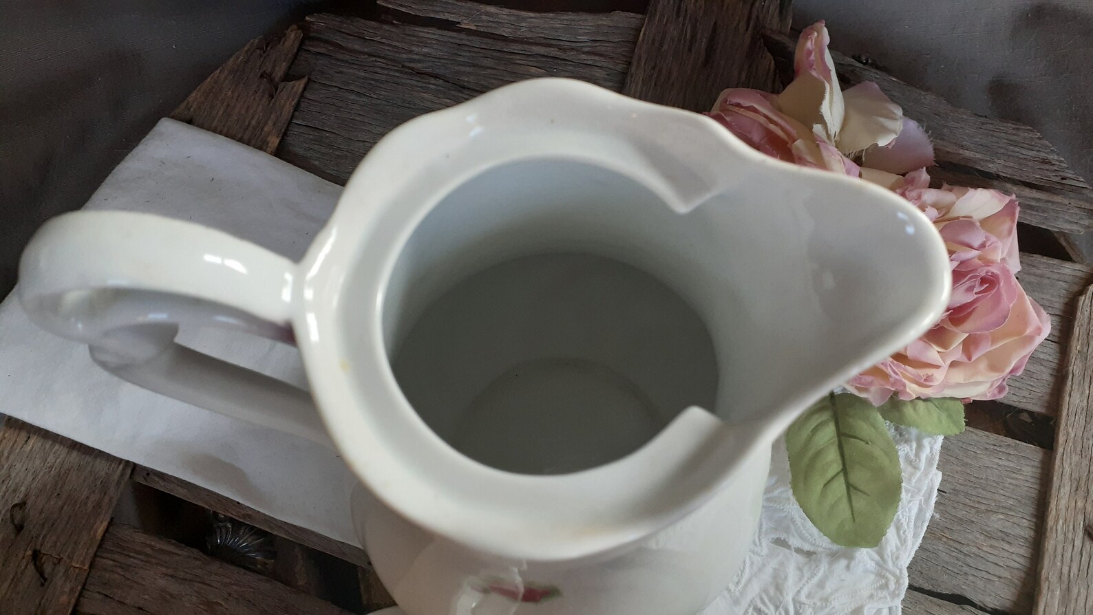 Vintage German Lusterware Coffee Pot / Teapot Pink Yellow | Etsy