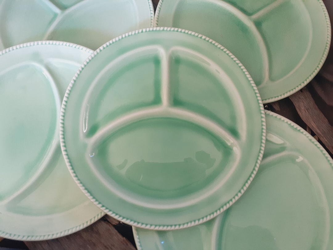 Grill Plates in Jade Green 1929-30 Limoges (american) Pottery, OH, USA ...