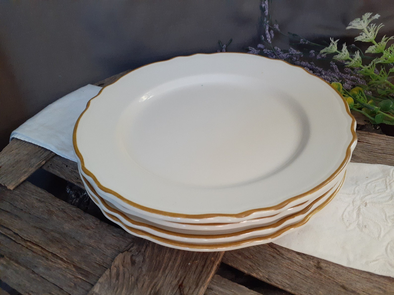 1970s Dinner Plates by Homer Laughlin Best China Set of 4 - Etsy