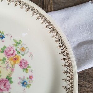 Edwin Knowles China USA Set of 4 Royal Knowlton 9.25 Plates C.1940s ...