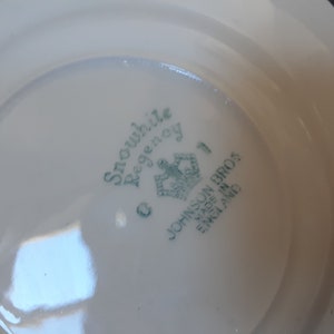 Johnson Brothers Regency Snowhite 6.25 B & B Plates set of 3 Swirl Rim ...