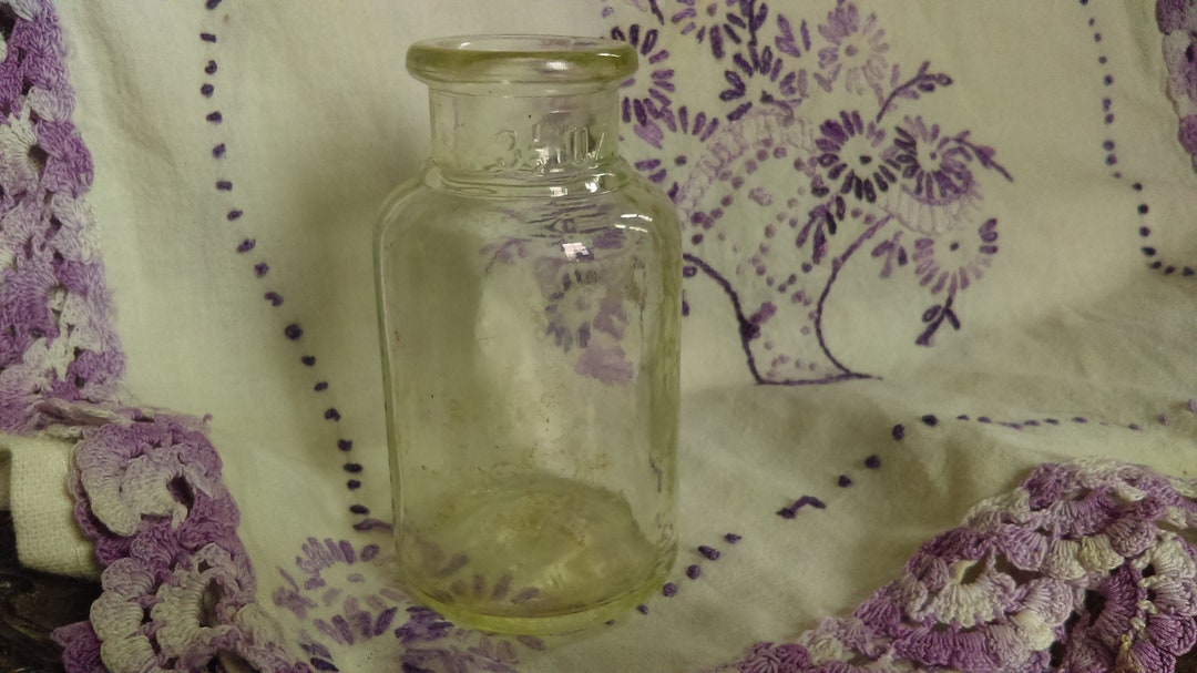 Vintage 1920-30s Pierce Glass Co Cork Top Style 3-1/2 Oz. Prescription ...