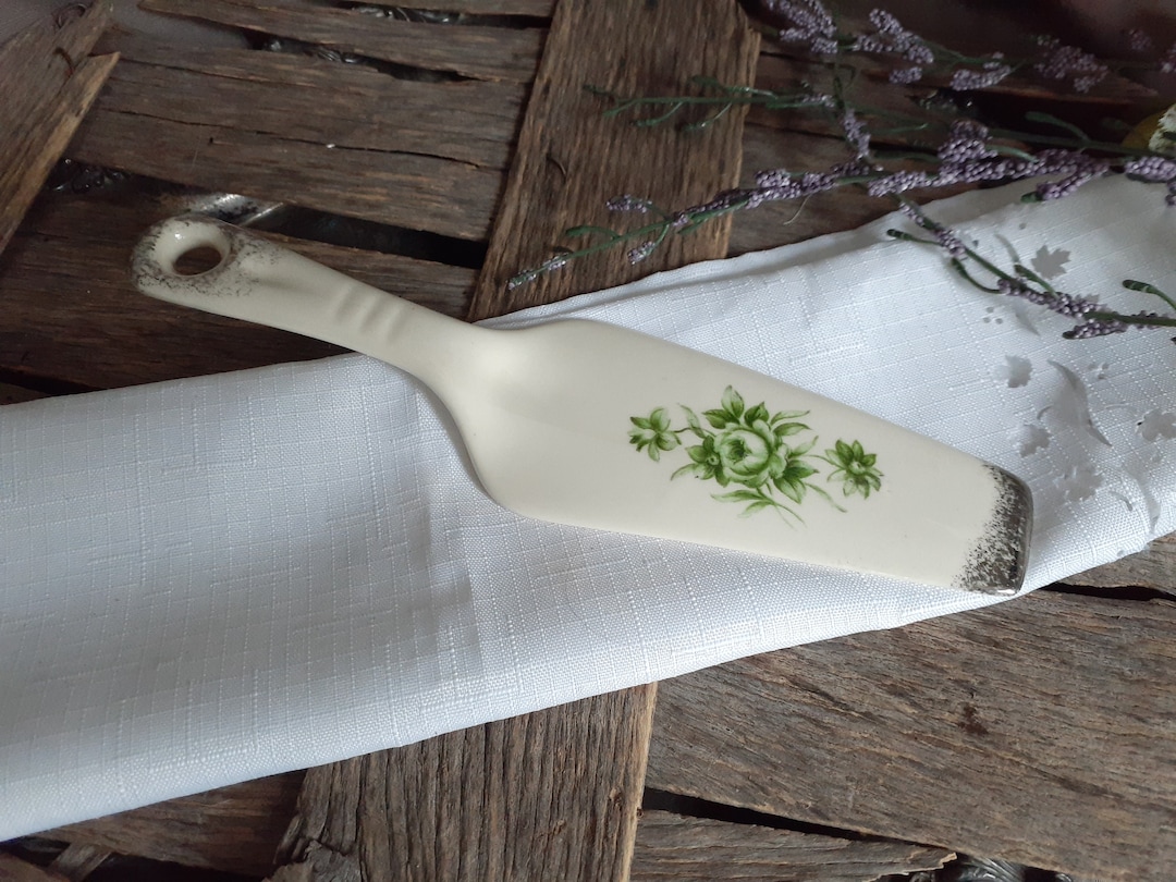 Universal Pottery Pie Server 1930-40s Cake/ Pie Slice Server Green ...