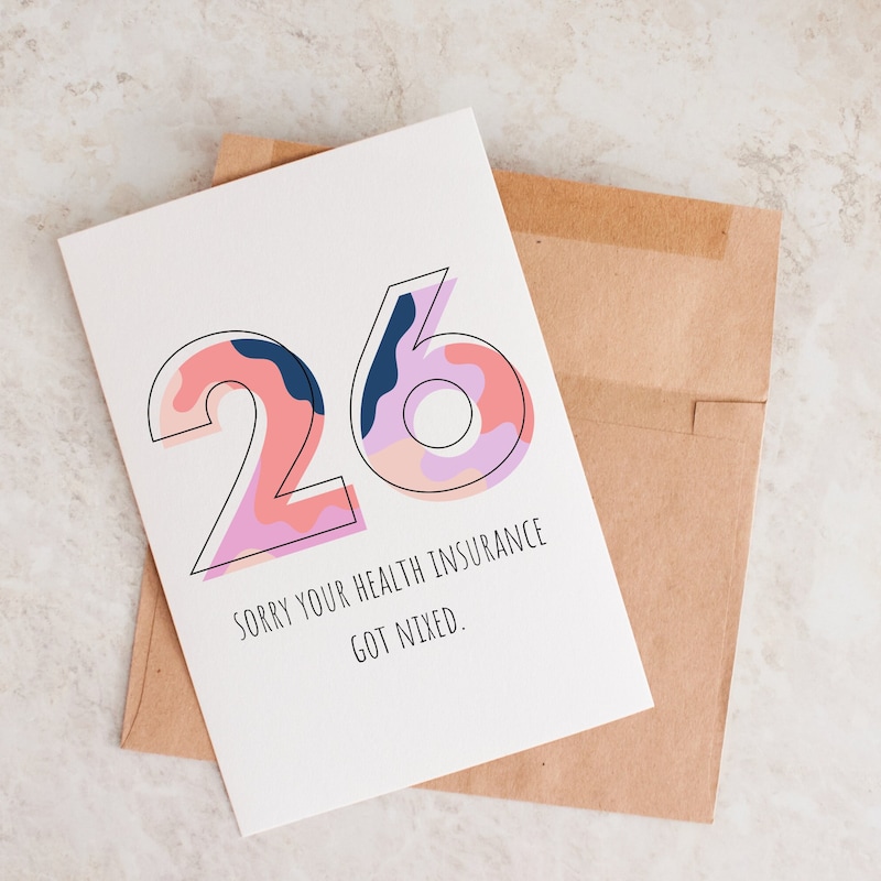 Custom 26 Birthday Card - Etsy