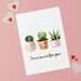 Cactus Valentine's Day Cards for Kids- Use for Classroom or Friends ...