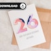 Funny 26th Birthday Card: Health Insurance Humor (digital Download) - Etsy