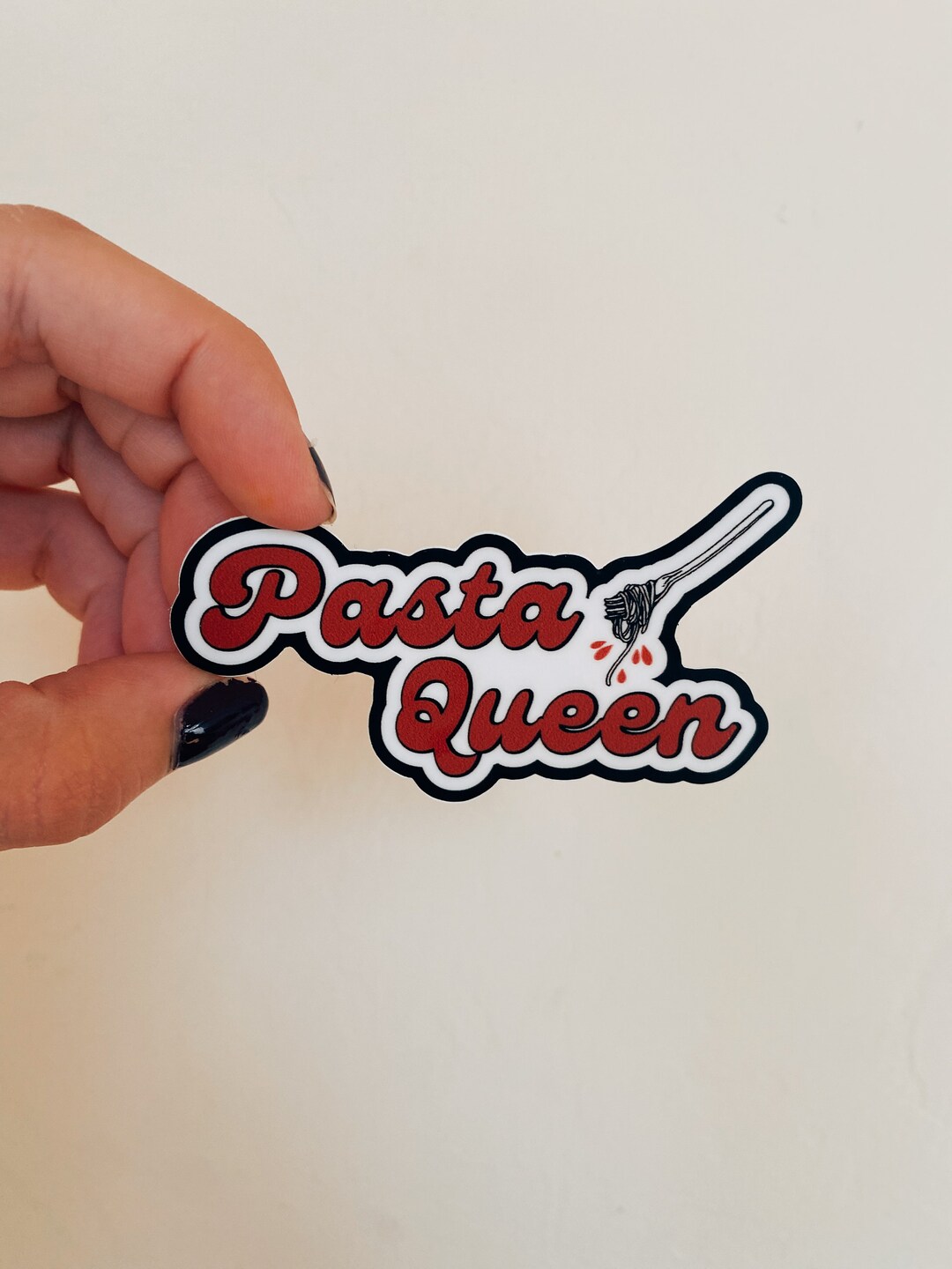 Pasta Queen Sticker Pasta Sticker Italian Sticker Italy - Etsy