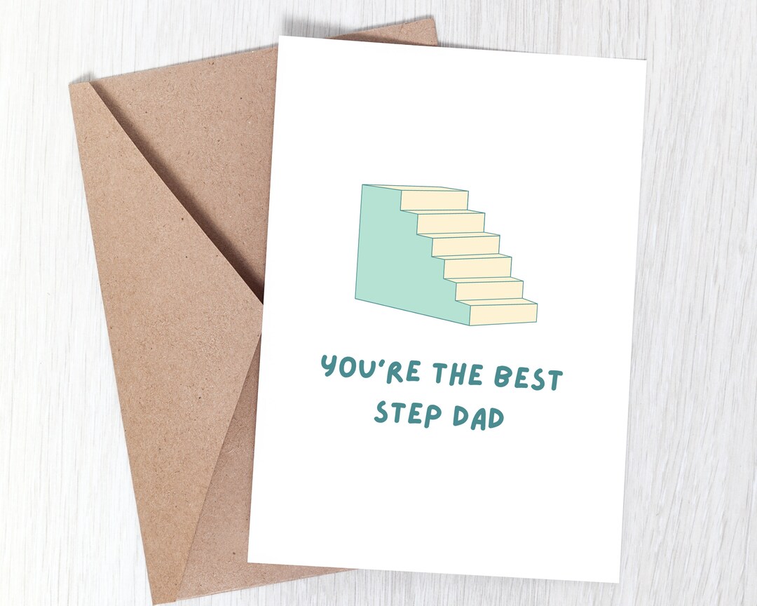 You're the Best Step Dad, Funny Step Dad Card, Father's Day Card ...