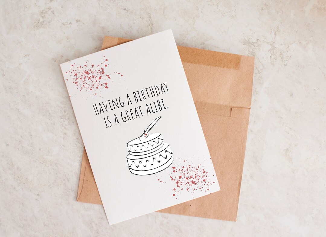 Funny Birthday Card, True Crime Birthday Card, Serial Killer, True ...
