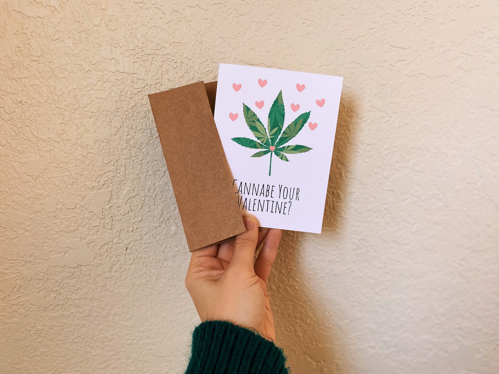 Cannabe Your Valentine Cannabis Valentine's Card 420 | Etsy