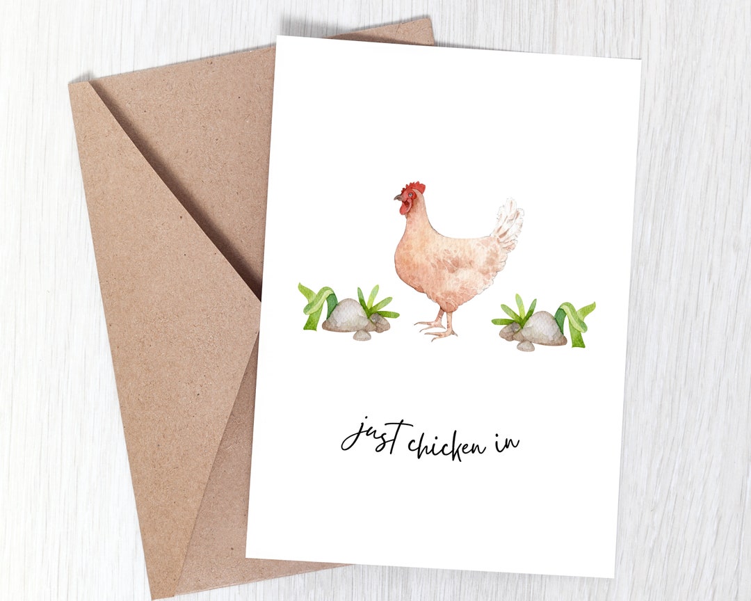 Cute Thinking of You Card, Just Checking in Card, Get Well Soon, Miss ...