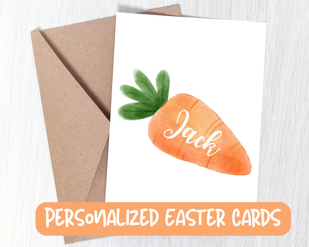 Personalized Easter Cards, Children's Easter Cards, Cards for Easter ...