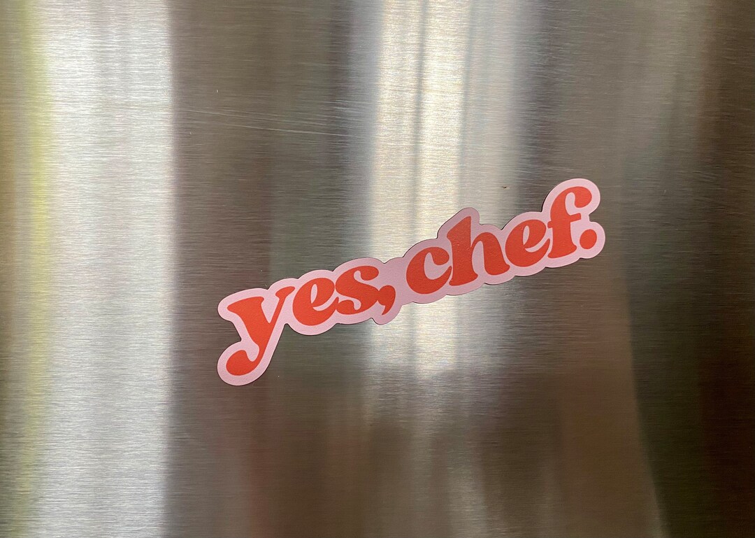Yes Chef Magnet, Yes Chef, Chef Magnet, Cook Magnet, Funny Magnet, Chef ...