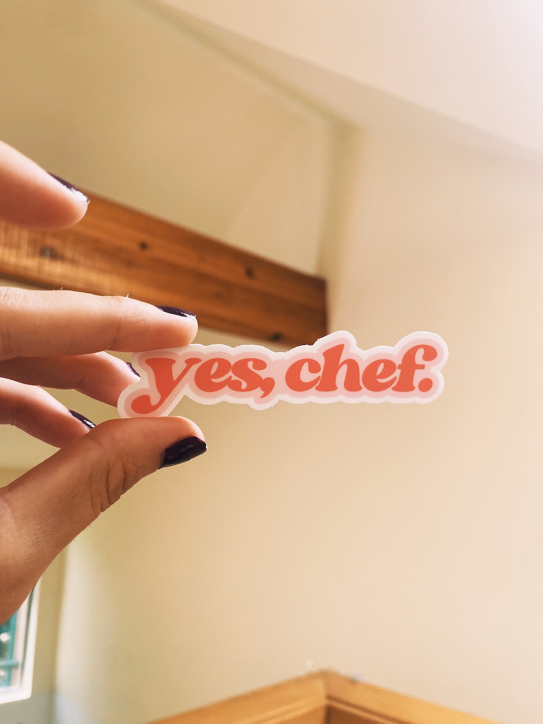 Yes Chef Sticker Yes Chef Chef Sticker Chef Decal Cook - Etsy