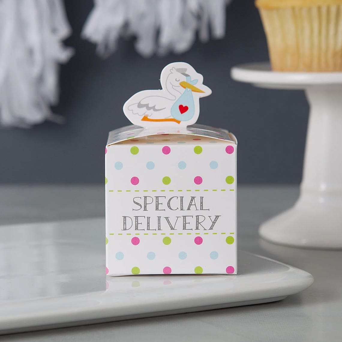 Stork Baby Shower Favor Boxes Boy or Girl Sprinkle Favor | Etsy