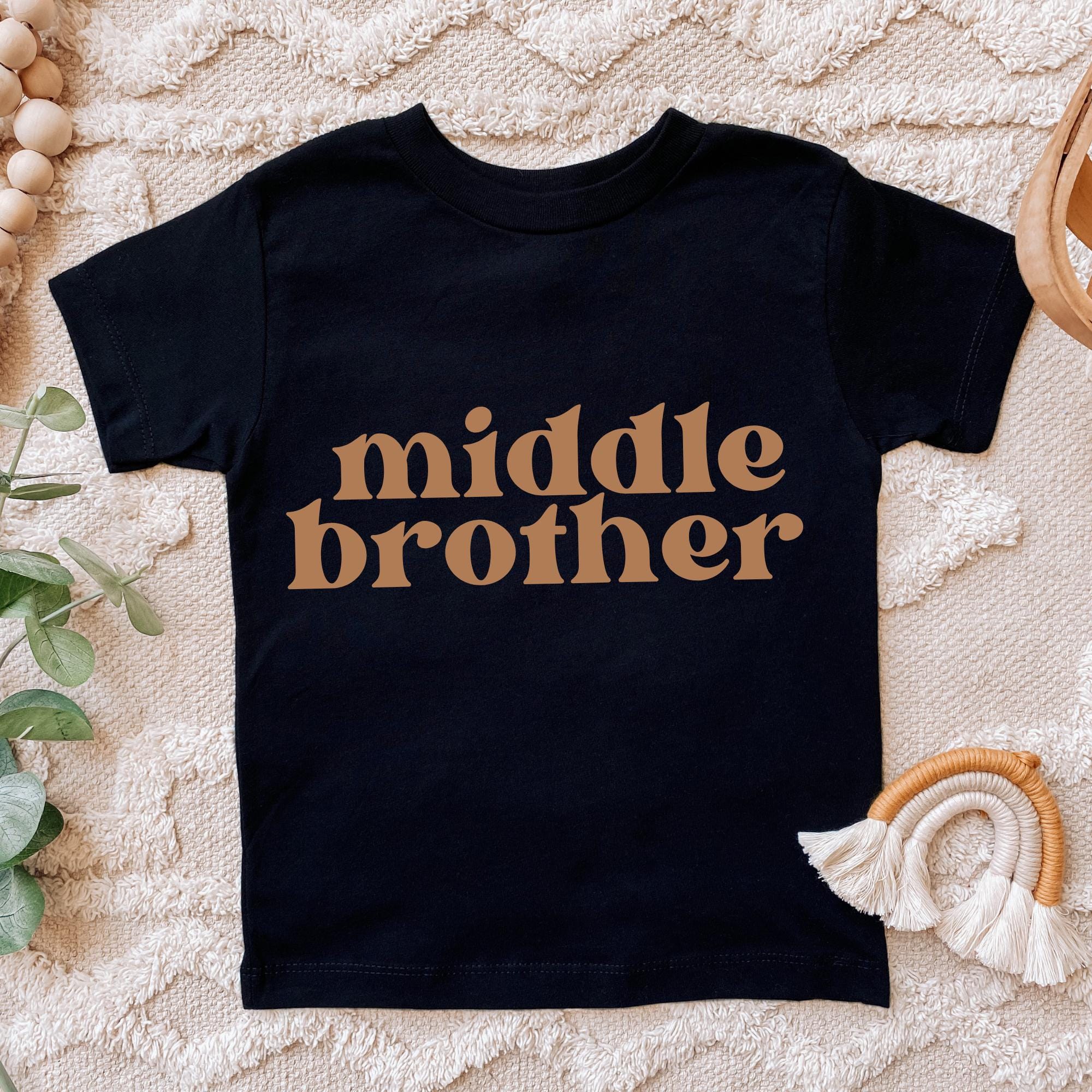 Middle Brother SVG Cut File, PNG, JPG Matching Sibling Graphics - Etsy