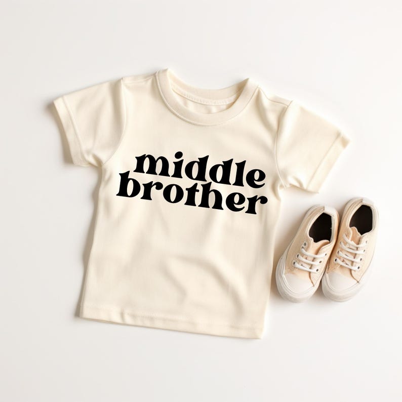 Middle Brother SVG Cut File, PNG, JPG Matching Sibling Graphics - Etsy
