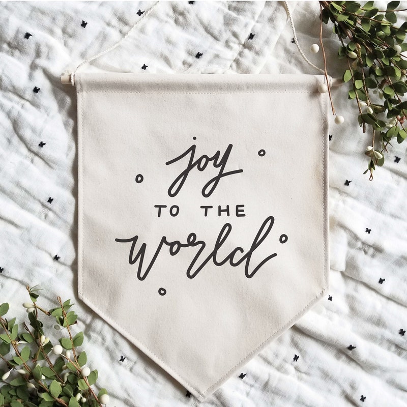 Joy Banner - Etsy