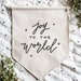 Joy to the World / Christmas Wall Banner / Pennant Flag - Etsy