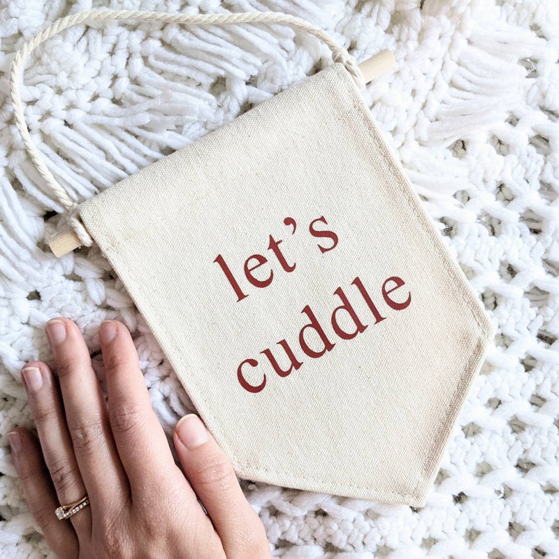 Lets Cuddle Sign - Etsy